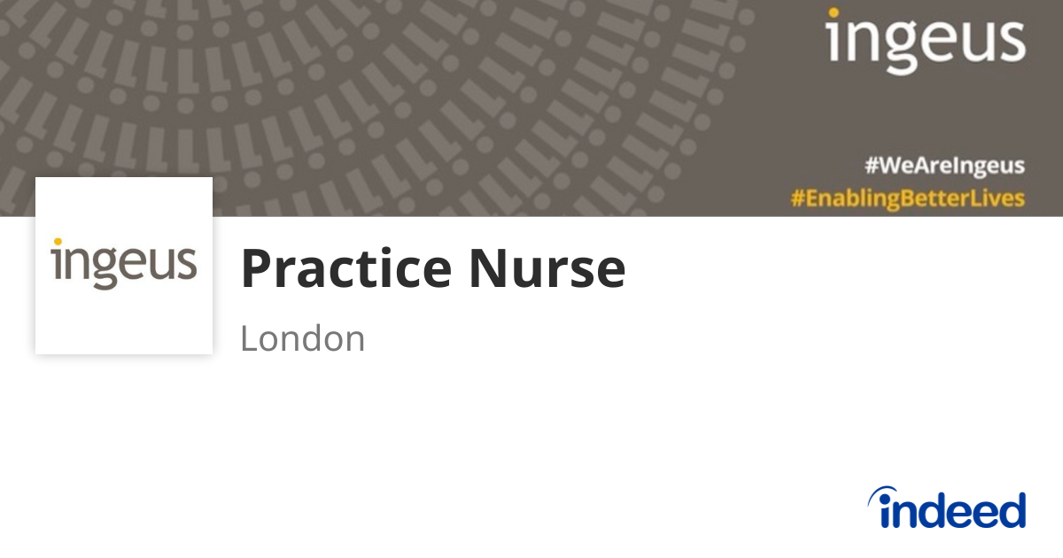 Practice Nurse - London NW10 4TL - Indeed.com