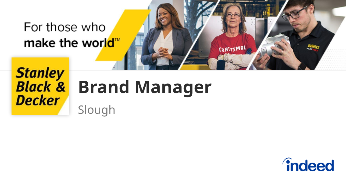 Brand Manager - Slough - Indeed.com