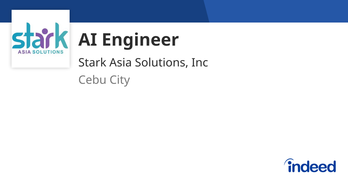 AI Engineer - Cebu City - Indeed.com