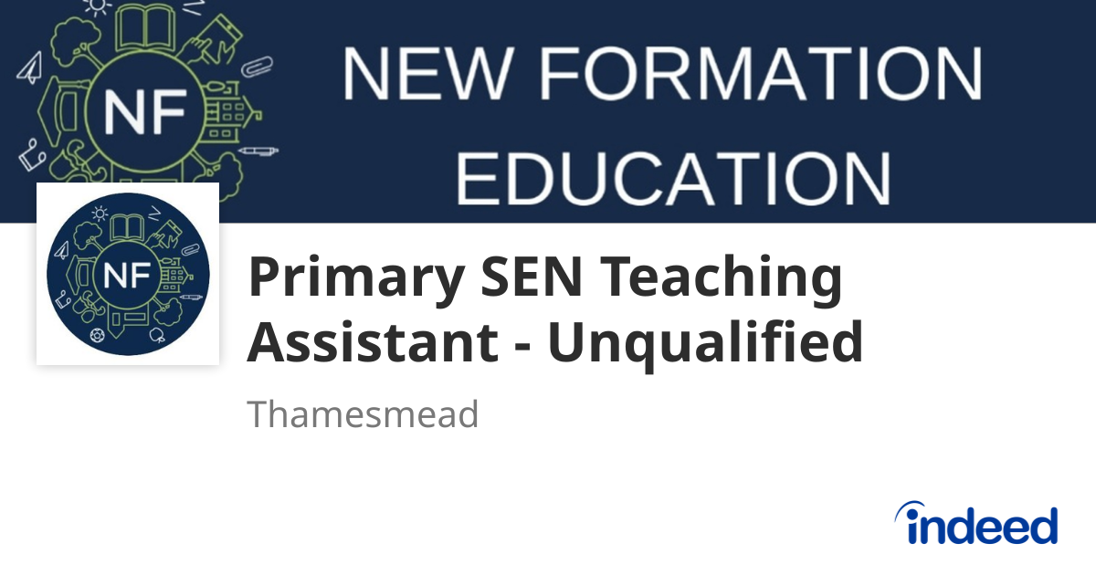 Primary SEN Teaching Assistant - Unqualified - Thamesmead - Indeed.com