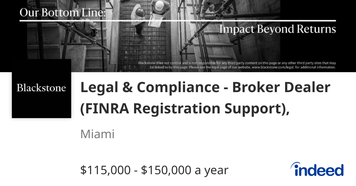 Legal & Compliance - Broker Dealer (FINRA Registration Support ...