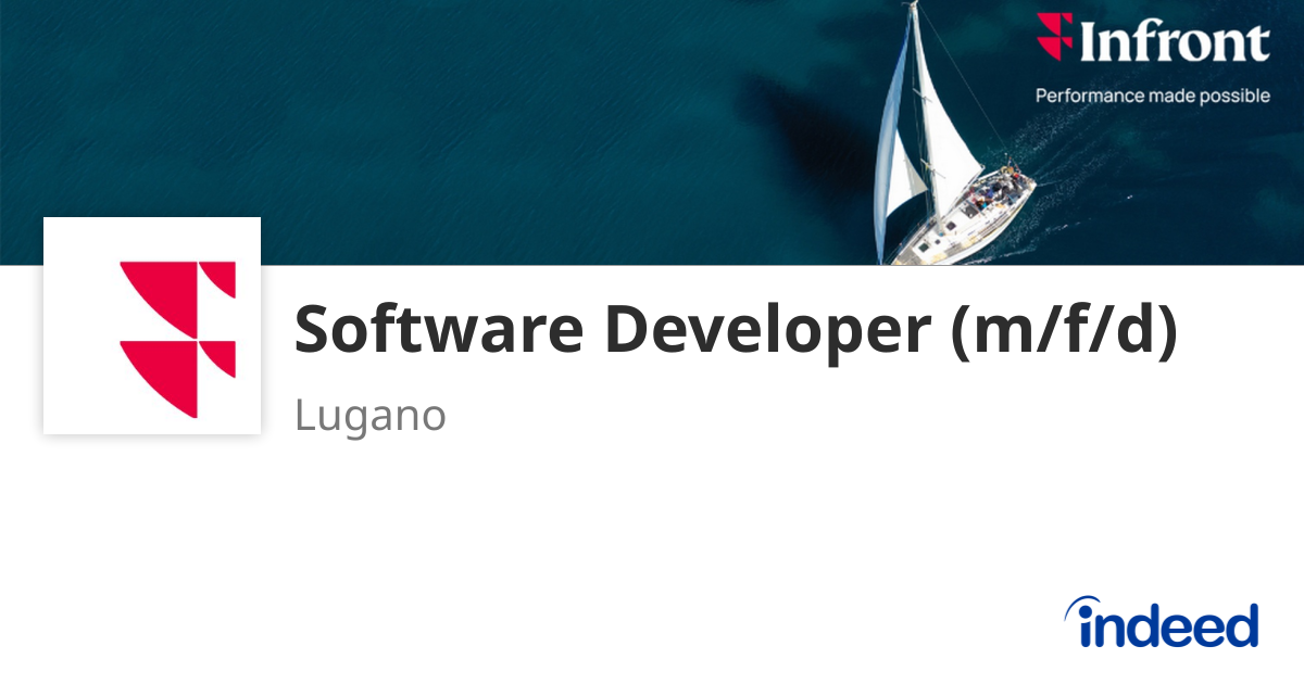 Software Developer (m/f/d) - Lugano, TI - Indeed.com