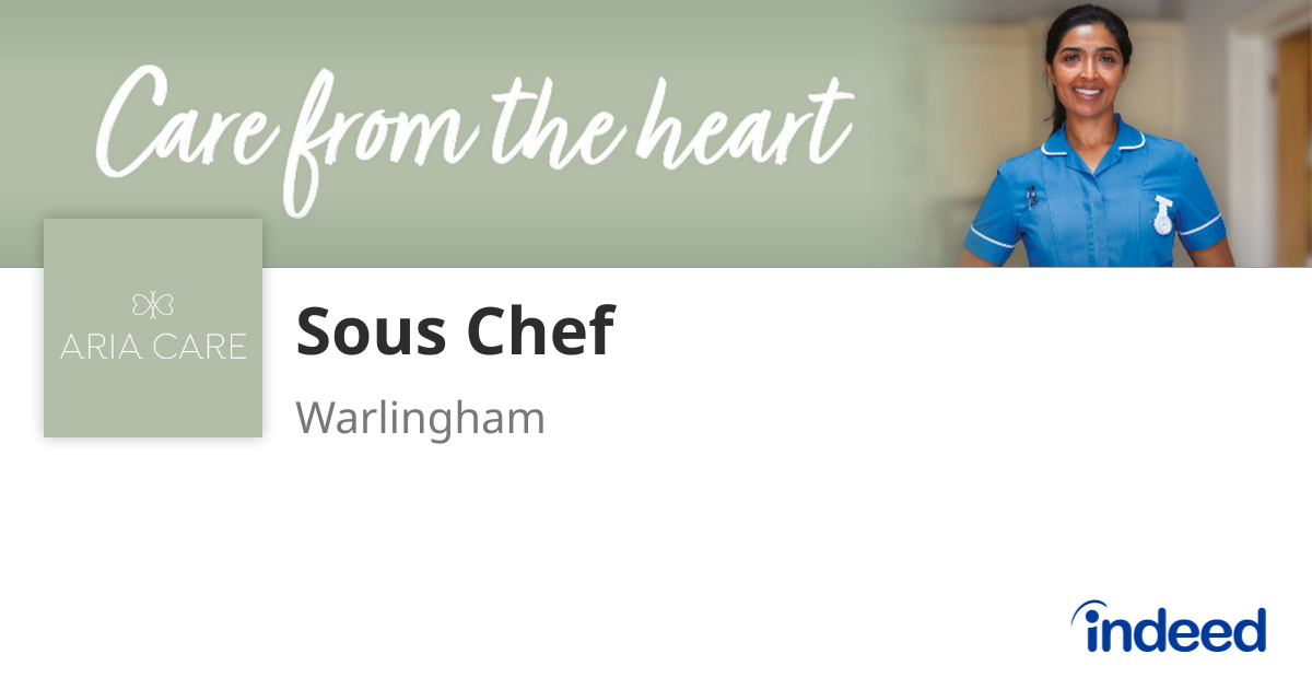 Sous Chef - Warlingham CR6 9PE - Indeed.com
