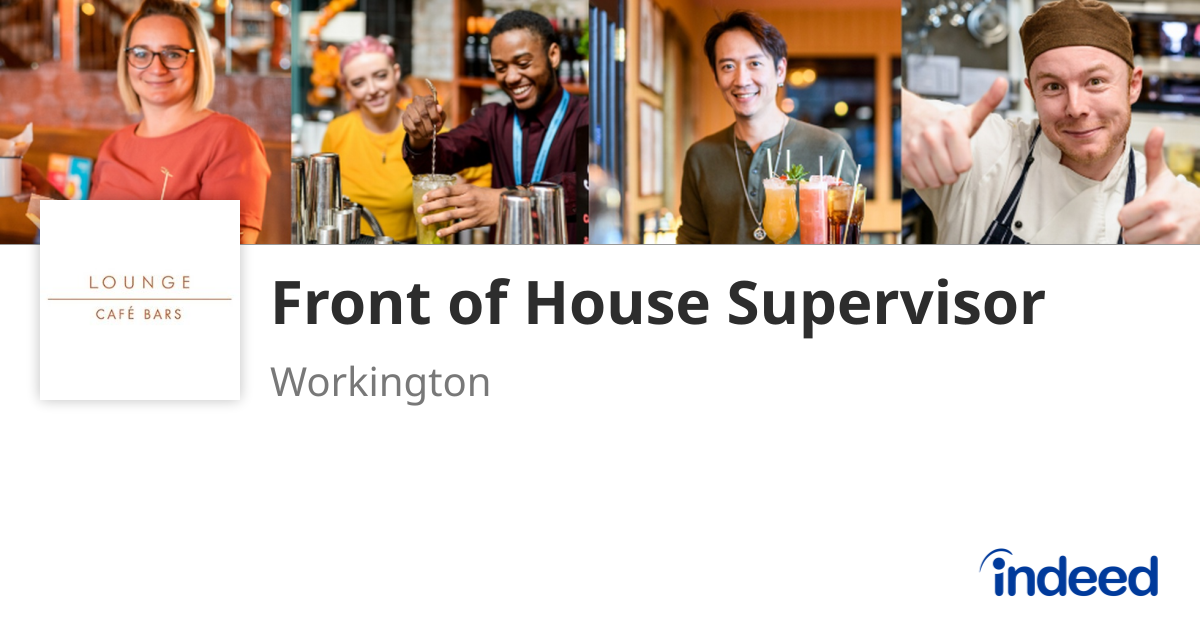 Front of House Supervisor - Workington CA14 3DU - Indeed.com