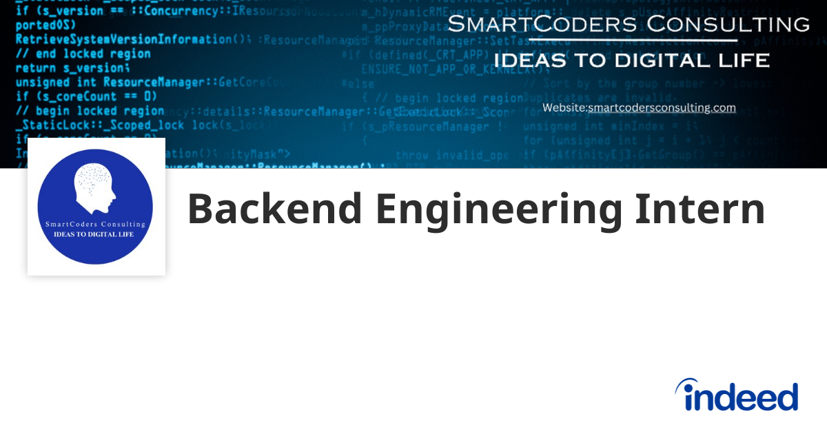 Backend Engineering Intern - Gurugram, Haryana - Indeed.com