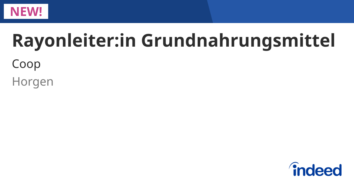 Mitarbeiter:in Inventuren - Horgen, ZH - Indeed.com