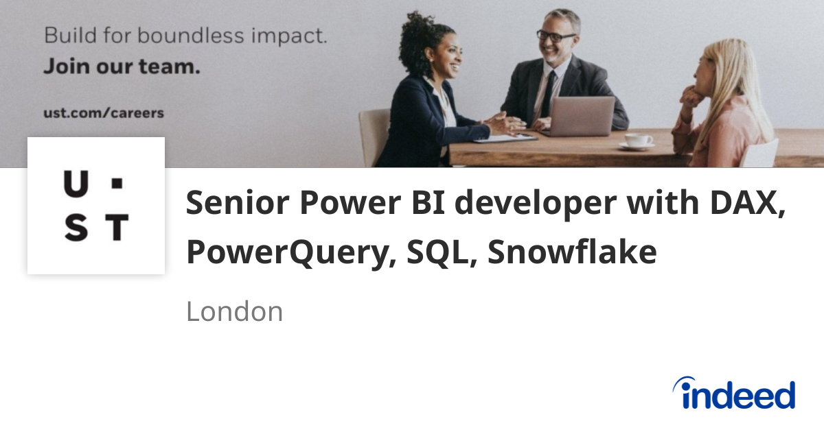 Senior Power BI developer with DAX, PowerQuery, SQL, Snowflake Specialist II - Software ...
