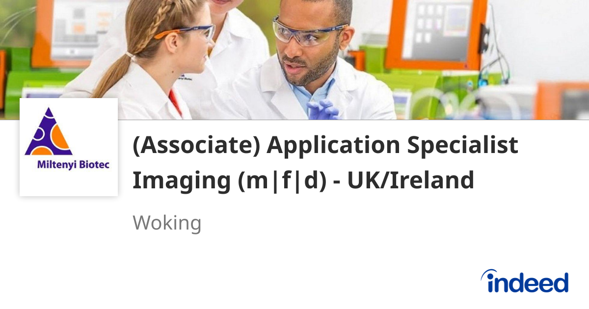 (Associate) Application Specialist Imaging (m|f|d) - UK/Ireland ...