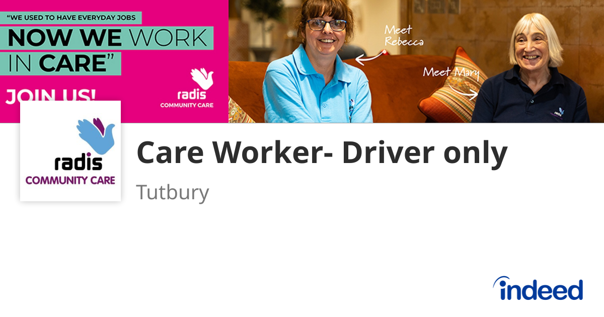 Care Worker- Driver only - Derbyshire - Indeed.com