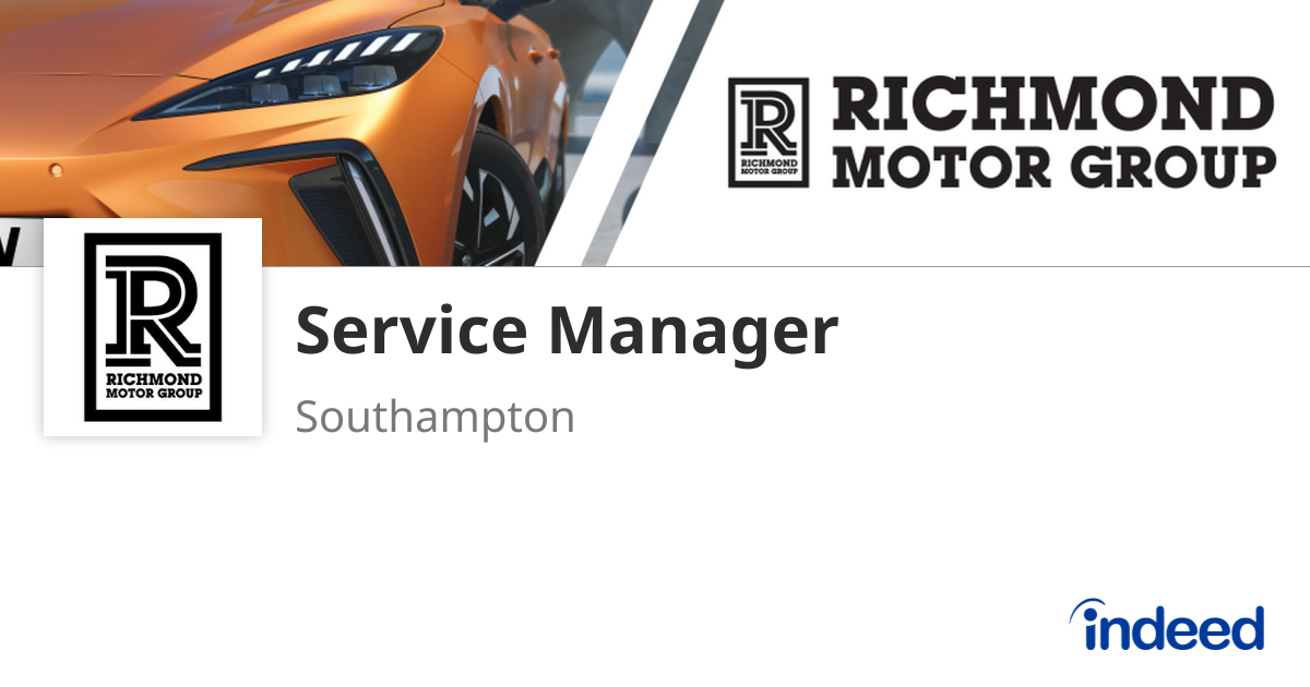 Service Manager - Southampton SO15 1AE - Indeed.com