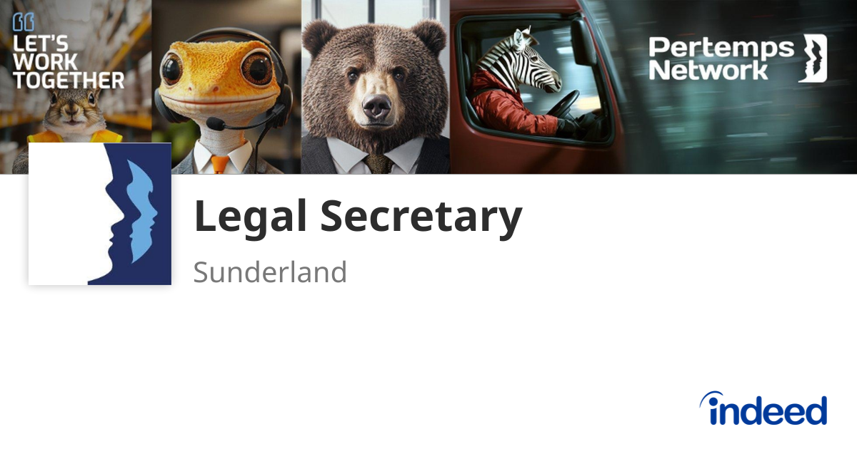 Legal Secretary - Sunderland - Indeed.com