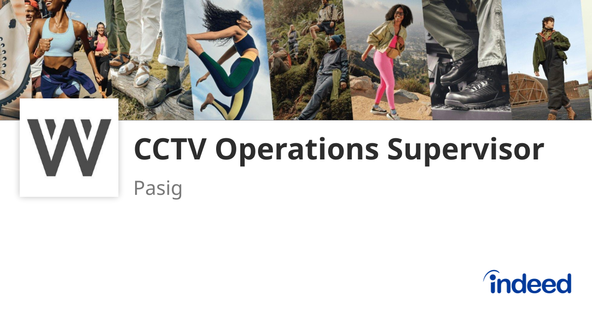 CCTV Operations Supervisor - Pasig - Indeed.com