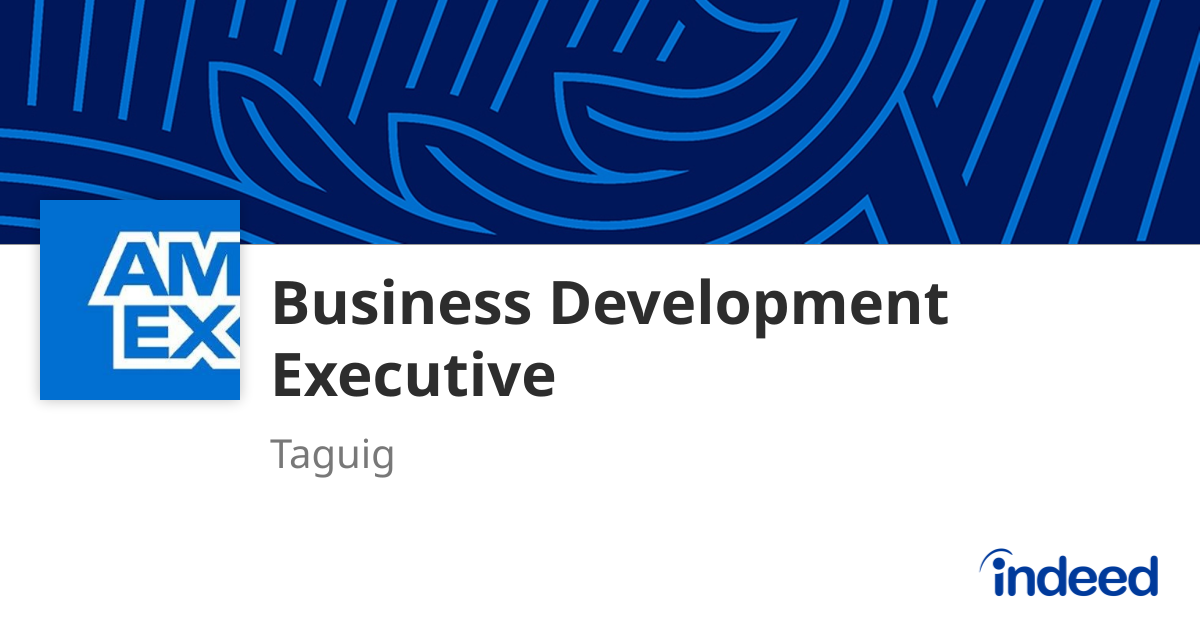 Business Development Executive - Taguig - Indeed.com