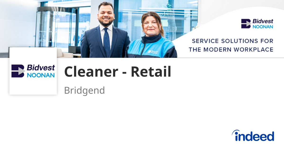 Cleaner - Retail - Bridgend CF31 3SQ - Indeed.com