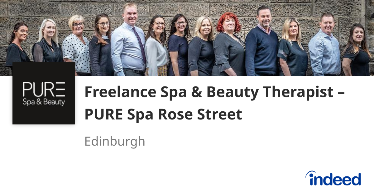 Freelance Spa & Beauty Therapist – PURE Spa Rose Street - Edinburgh EH2 ...