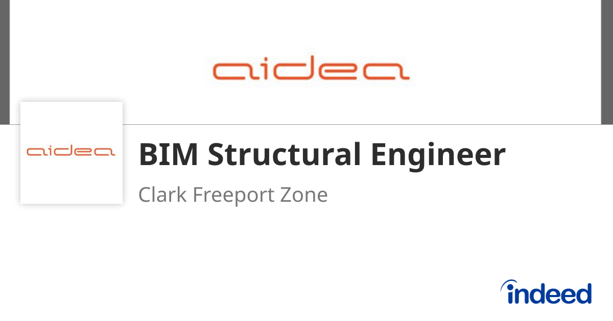 BIM Structural Engineer - Clark Freeport Zone - Indeed.com