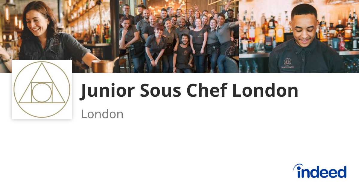 Junior Sous Chef London - London SW1W - Indeed.com