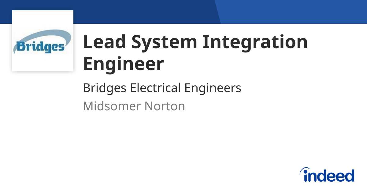 Lead System Integration Engineer - Midsomer Norton - Indeed.com