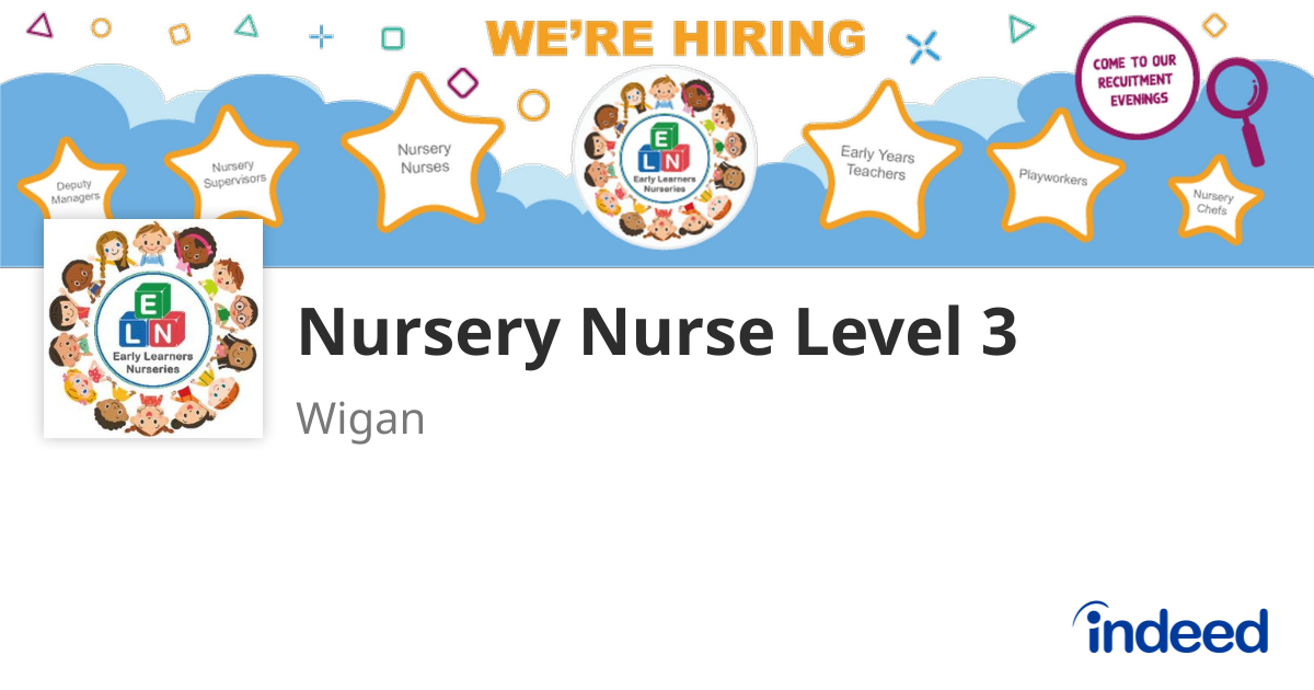 Nursery Nurse Level 3 - Wigan WN3 5HL - Indeed.com