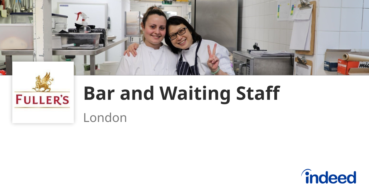 Bar and Waiting Staff - London W1K 4AN - Indeed.com