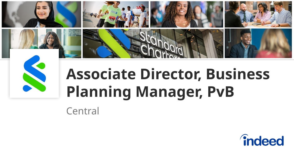 Associate Director, Business Planning Manager, PvB - Central, Hong Kong ...