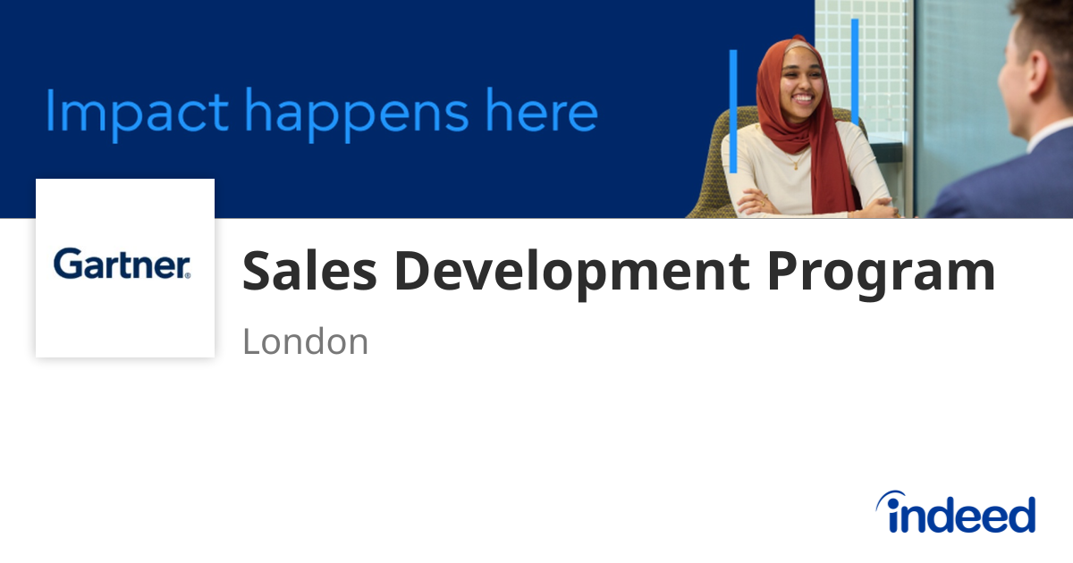 Sales Development Program - London - Indeed.com