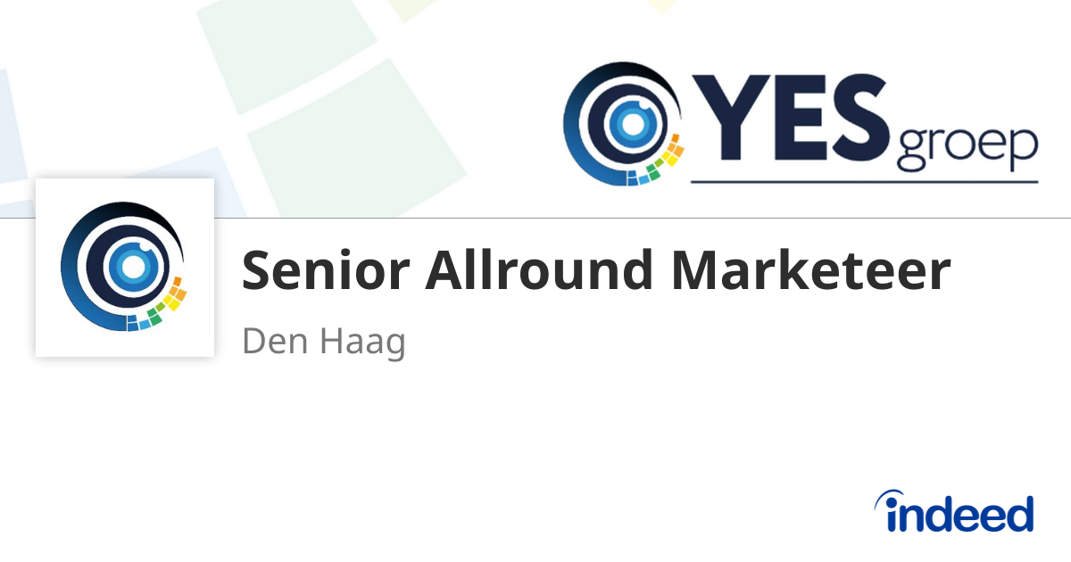 Senior Allround Marketeer - Den Haag - Indeed.com