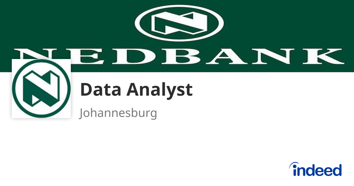 Data Analyst - Johannesburg, Gauteng - Indeed.com