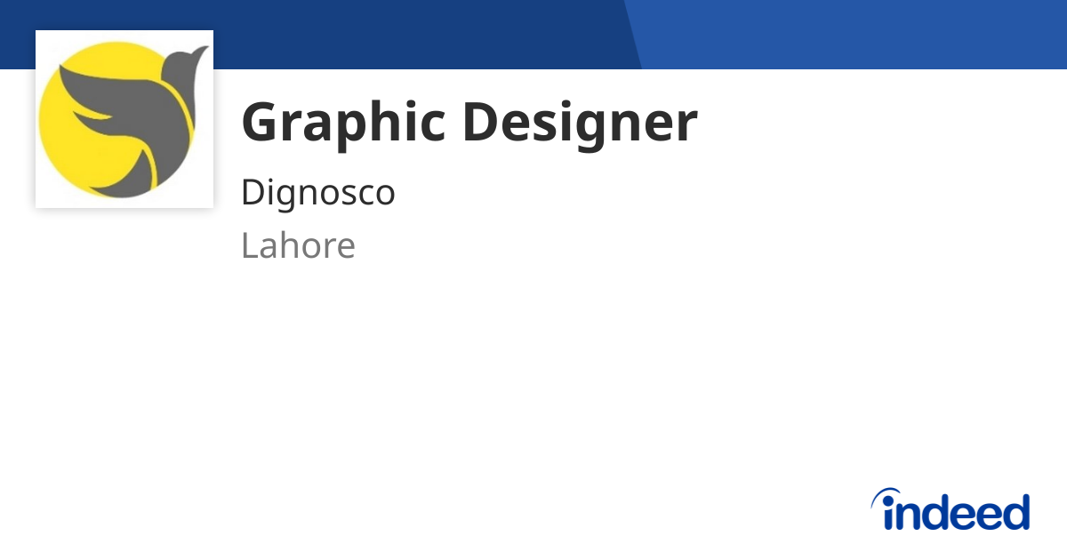 Graphic Designer - Lahore - Indeed.com