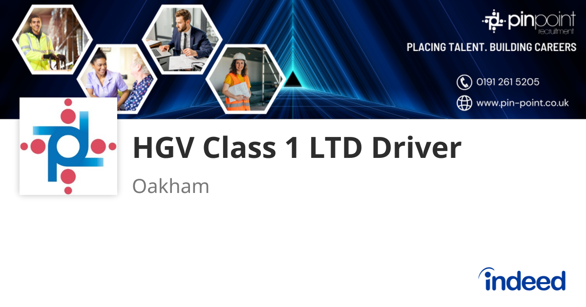 HGV Class 1 LTD Driver - Oakham LE15 - Indeed.com