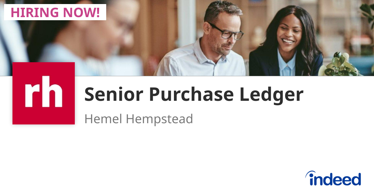 Senior Purchase Ledger - Hemel Hempstead - Indeed.com