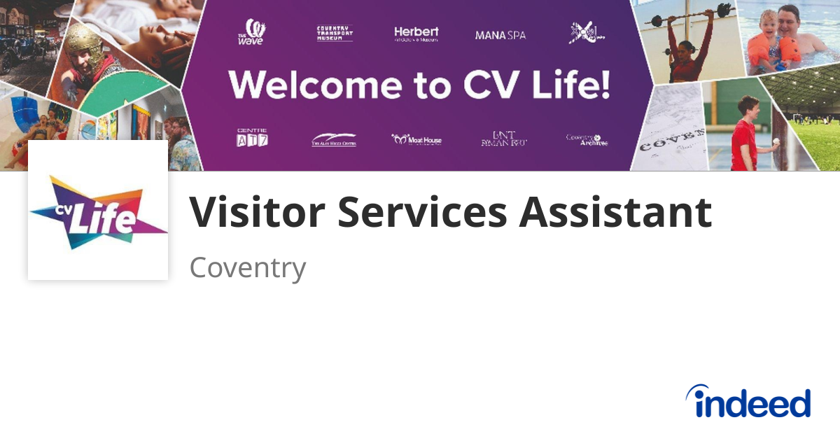 Visitor Services Assistant - Coventry - Indeed.com