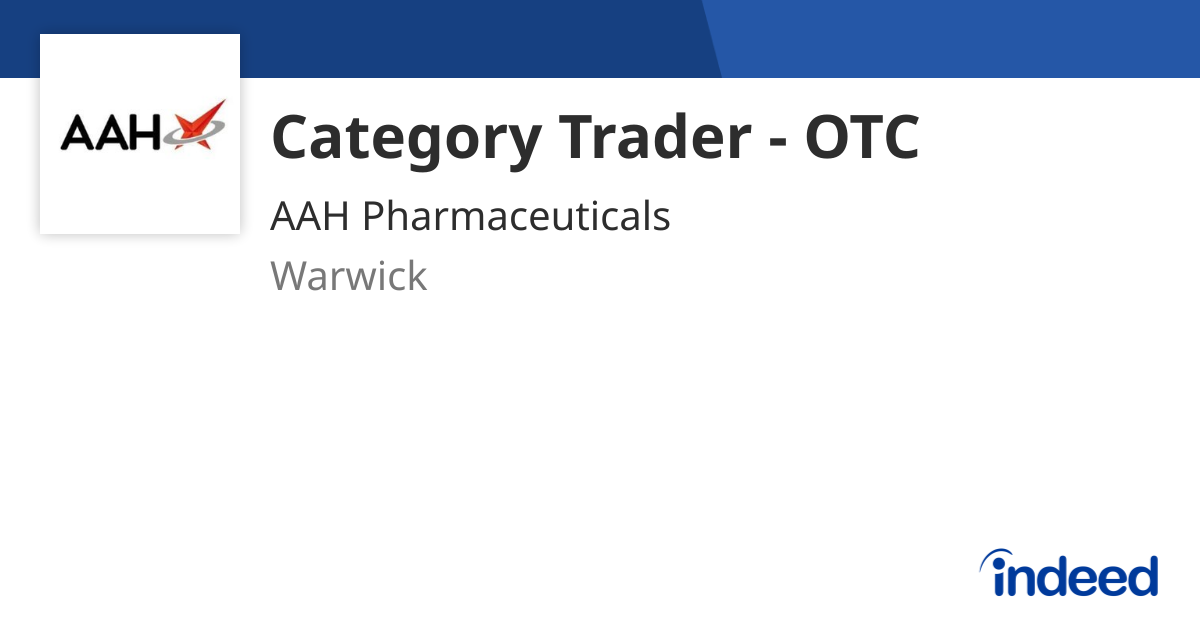 Category Trader - OTC - Warwick CV34 5AH - Indeed.com