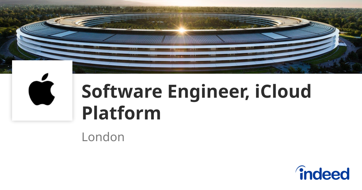 Software Engineer, iCloud Platform - London - Indeed.com