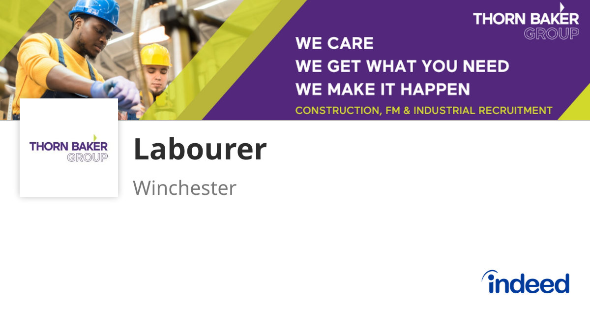 Labourer - Winchester SO23 7JL - Indeed.com