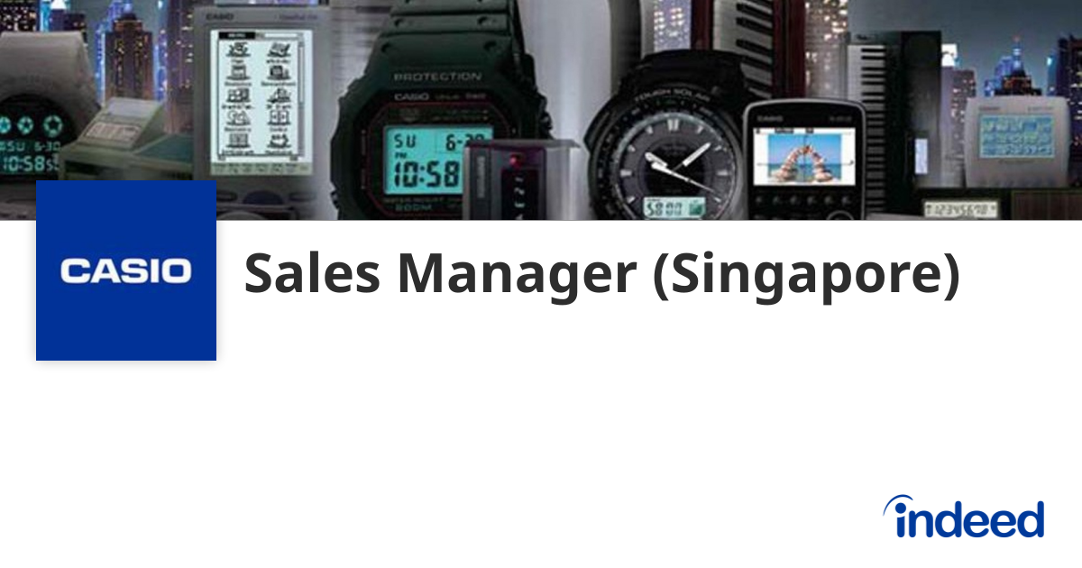 Sales Manager (Singapore) - Singapore - Indeed.com