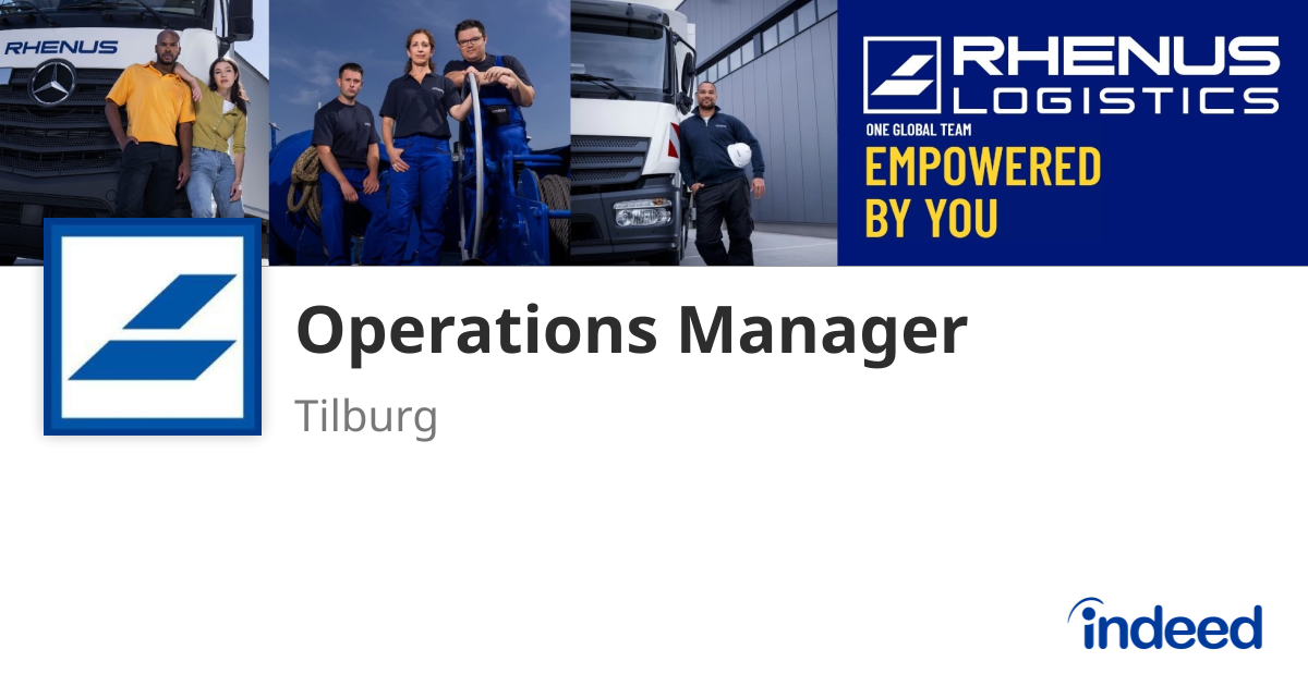 Operations Manager - Tilburg - Indeed.com