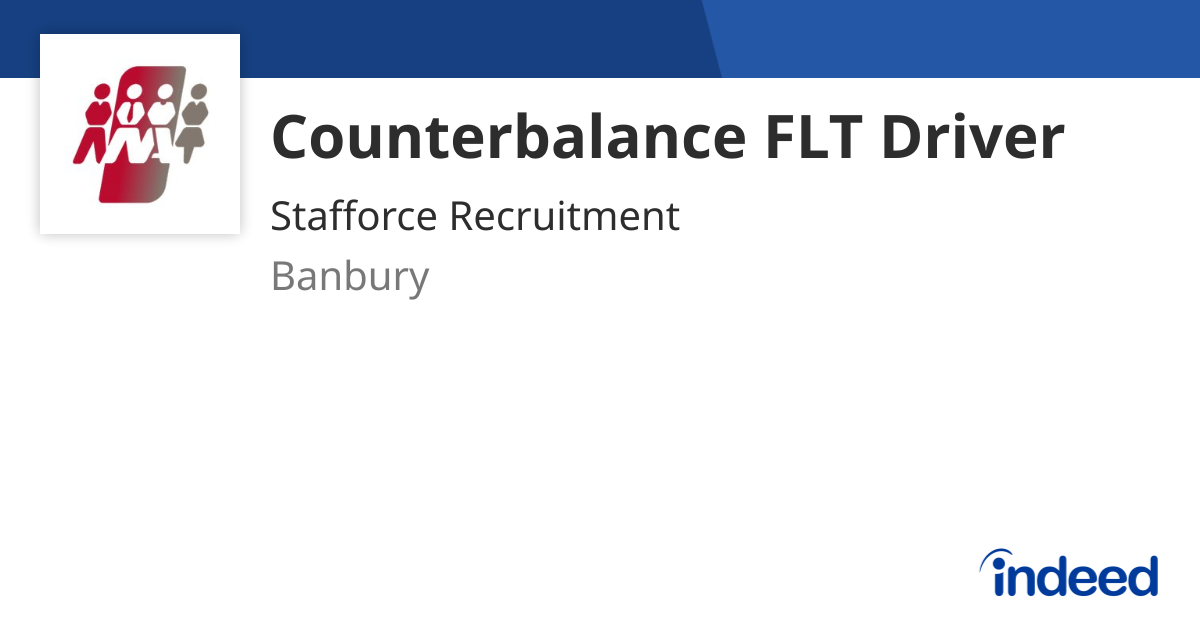 Counterbalance FLT Driver - Banbury - Indeed.com