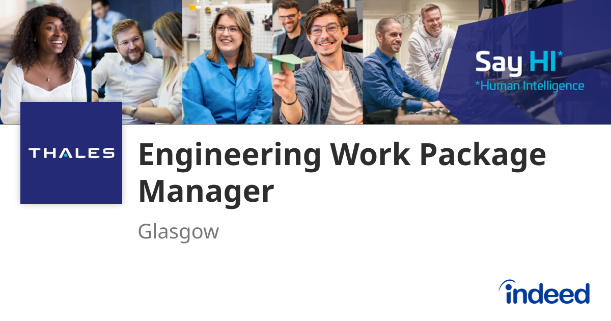 Engineering Work Package Manager - Glasgow G51 4BZ - Indeed.com