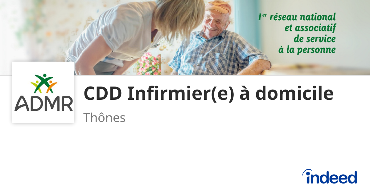 CDD Infirmier(e) à domicile - Thônes (74) - Indeed.com