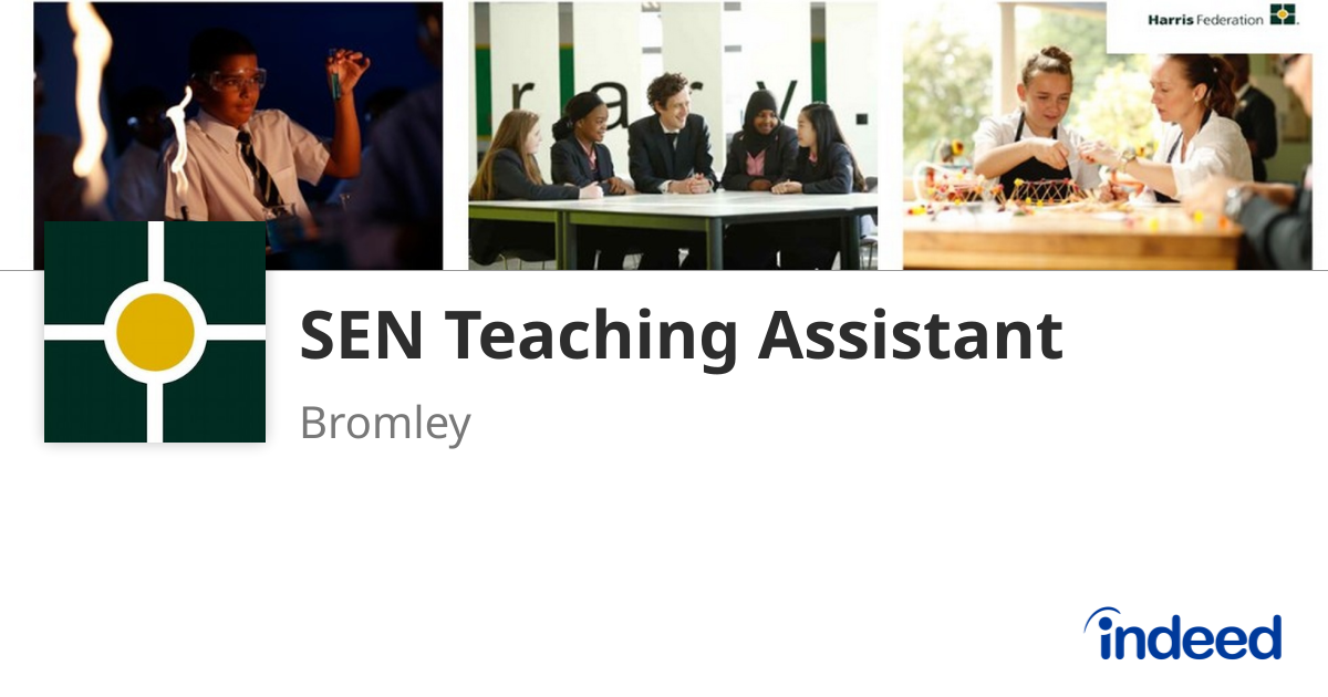 SEN Teaching Assistant - Bromley - Indeed.com