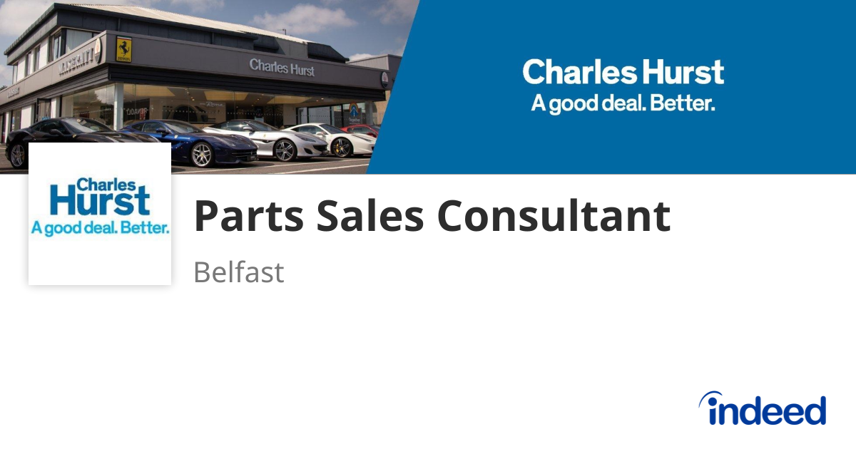 Parts Sales Consultant - Belfast - Indeed.com