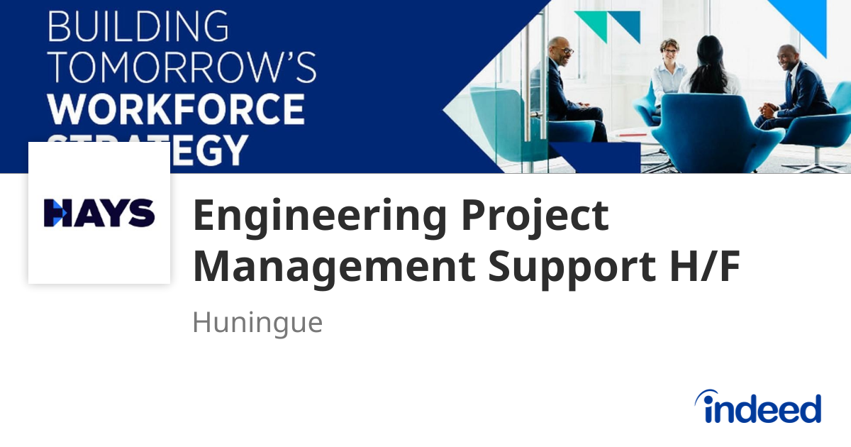 Engineering Project Management Support H/F - 68330 Huningue - Indeed.com
