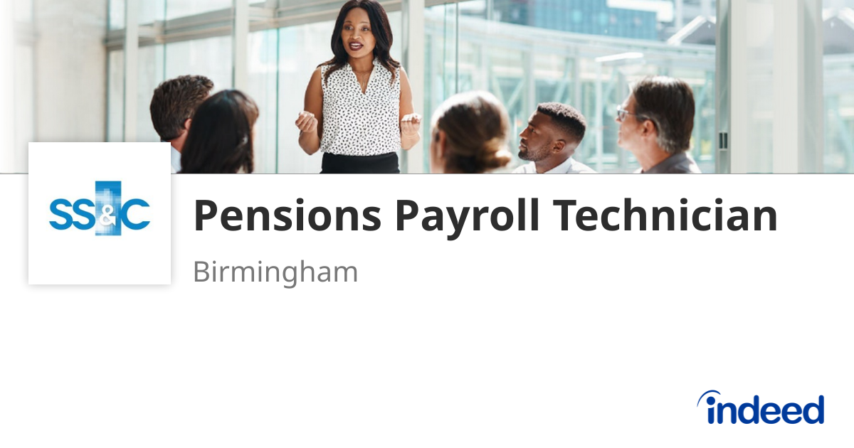 Pensions Payroll Technician - Birmingham - Indeed.com