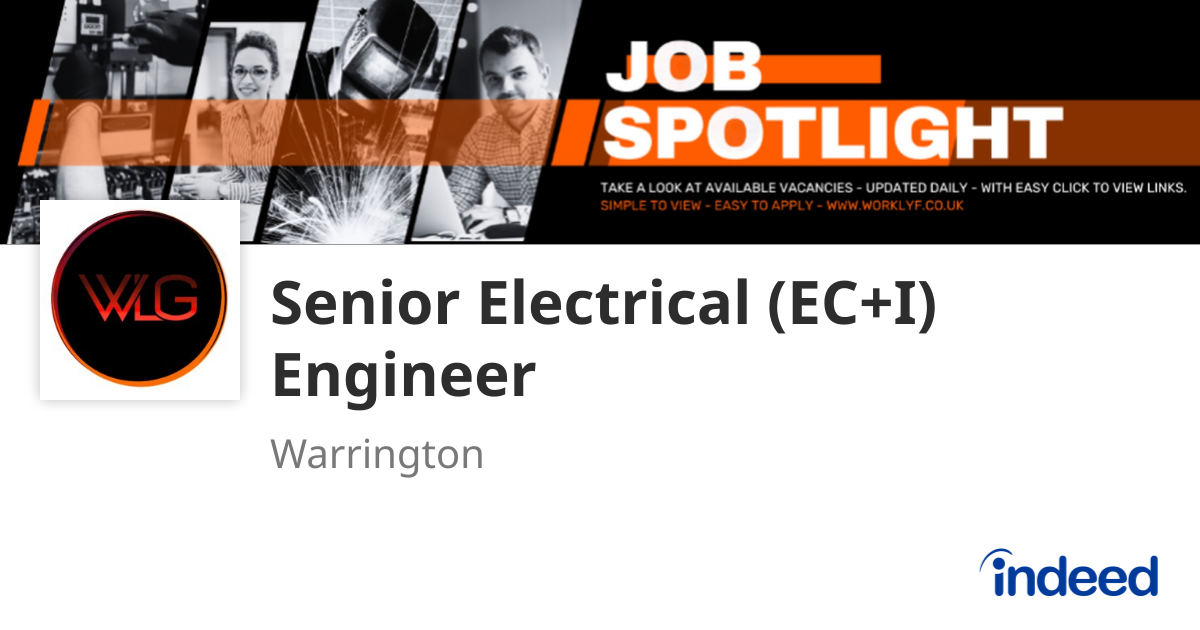 Senior Electrical (EC+I) Engineer - Warrington - Indeed.com