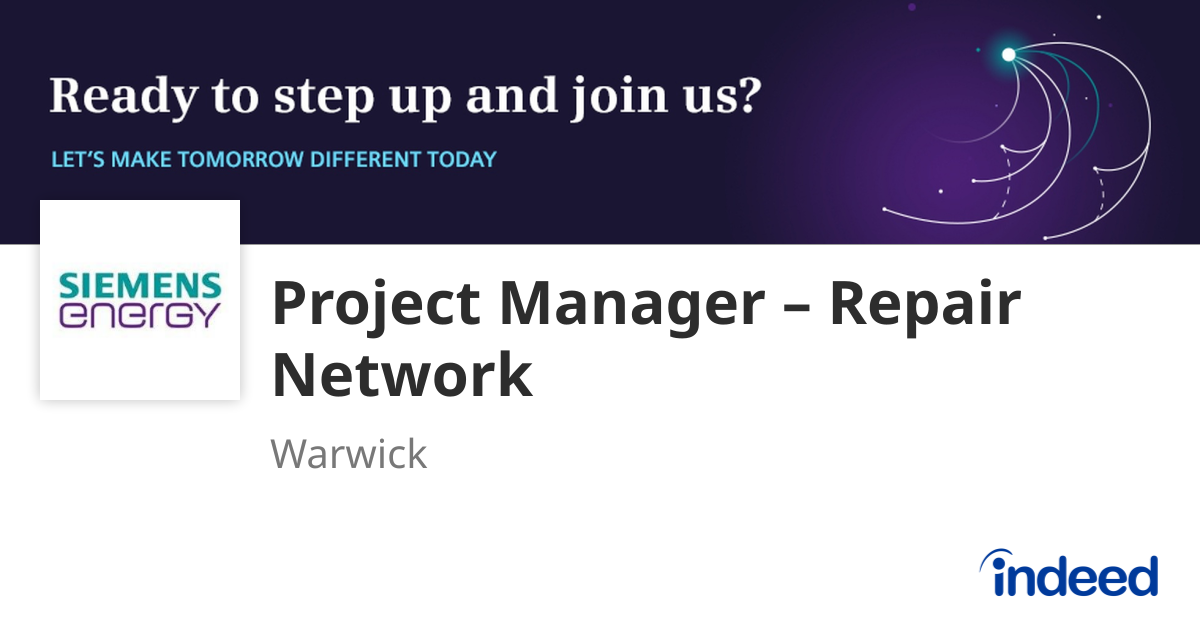 Project Manager – Repair Network - Warwick CV34 6RJ - Indeed.com