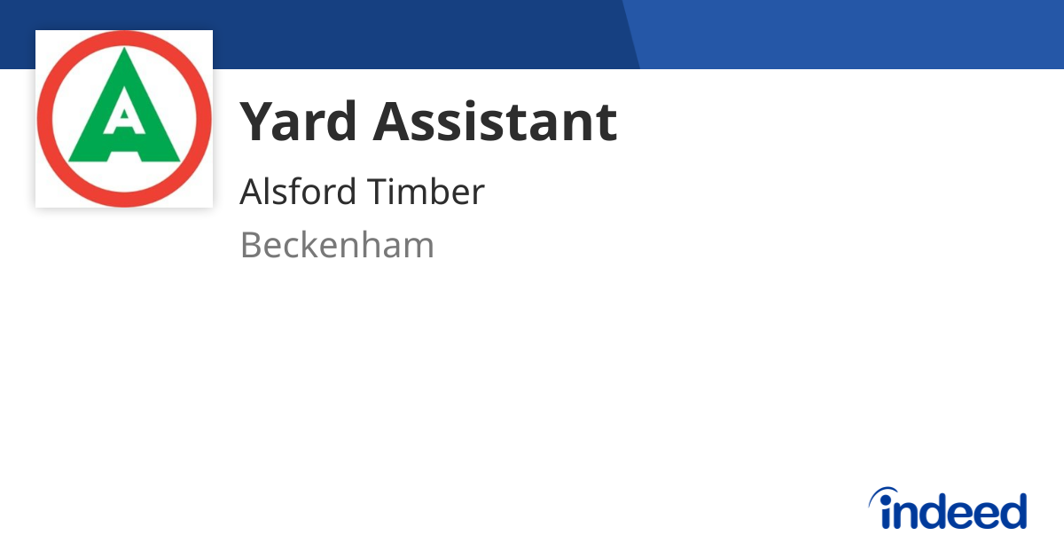 Yard Assistant - Beckenham BR3 4BY - Indeed.com