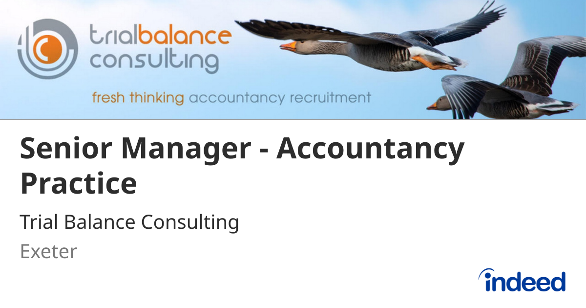 Senior Manager - Accountancy Practice - Exeter - Indeed.com