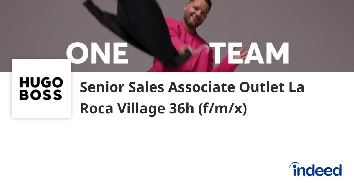Sales Associate Outlet La Roca Village 30h (f/m/x) - la Roca del Vallès ...
