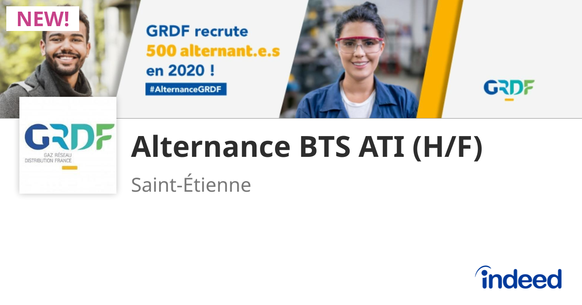 Alternance BTS ATI (H/F) - 42000 Saint-Étienne - Indeed.com